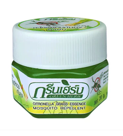 Green Herb Citronella Balm (20 g) – ThaiCharmBeauty