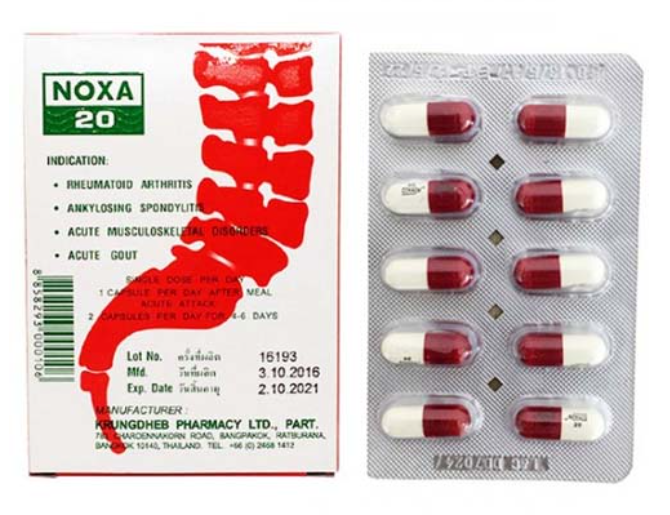 Noxa 20 Capsules for Joint and Spine Pain Relief – ThaiCharmBeauty